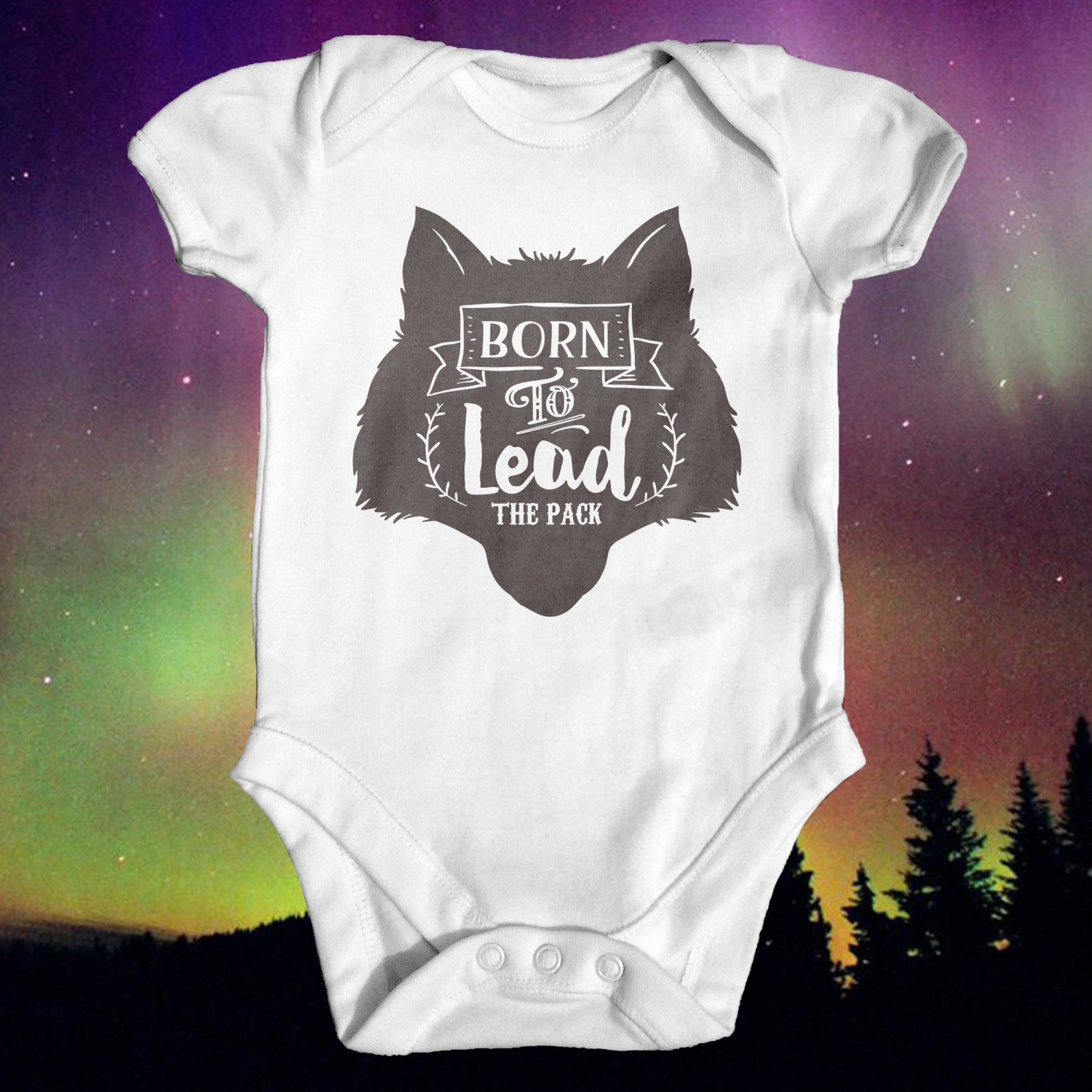 Wolf Pack Leader Baby Bodyusuit Baby Shower Gift Cute Baby - Etsy