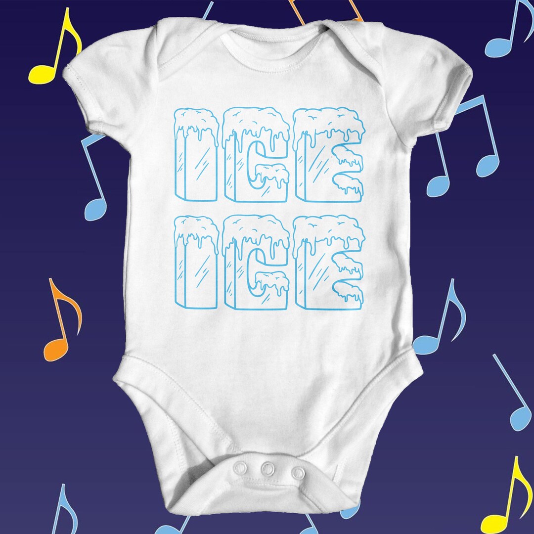 Ice Ice Music Baby Bodysuit | Funny Baby Bodysuit | Cute Baby Bodysuit ...