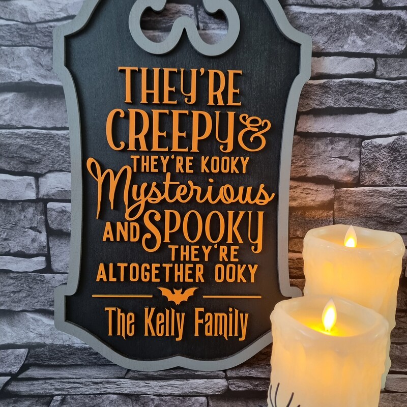 Halloween Plaque - Etsy