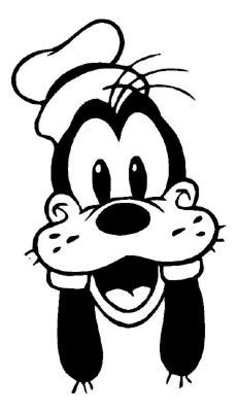 Disney Goofy Vinyl Car Window Vehicle Sticker Decal - Etsy
