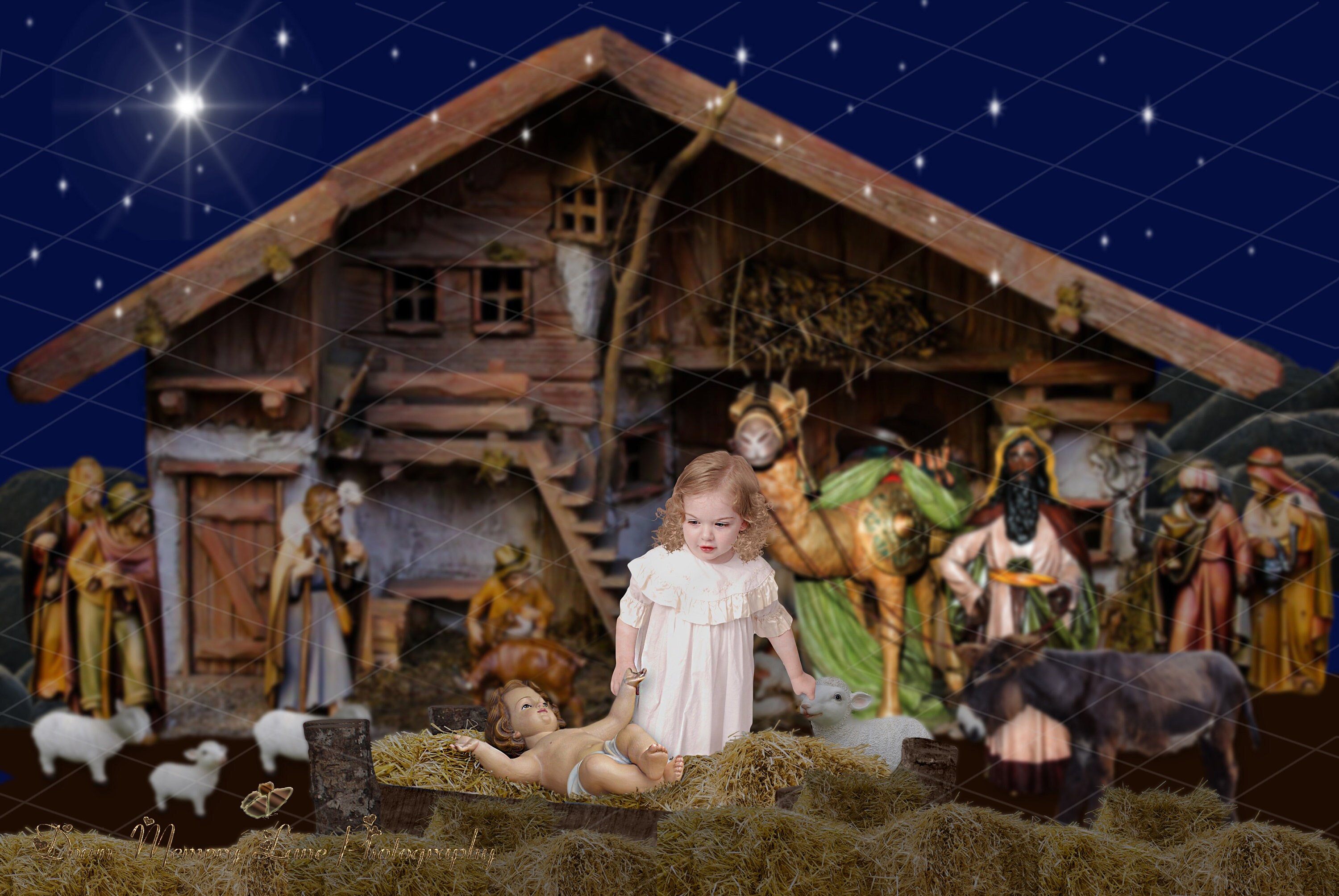 Nativity Stable Background