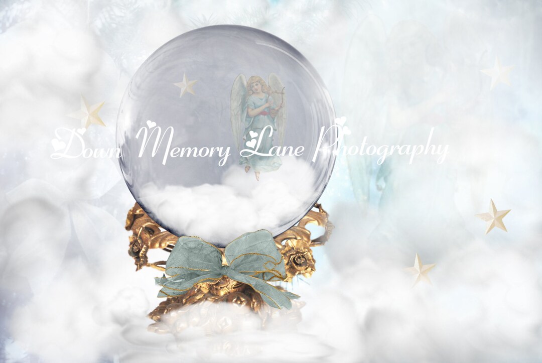 Christmas Digital Snow Globe, Background, Instant Digital Download, - Etsy