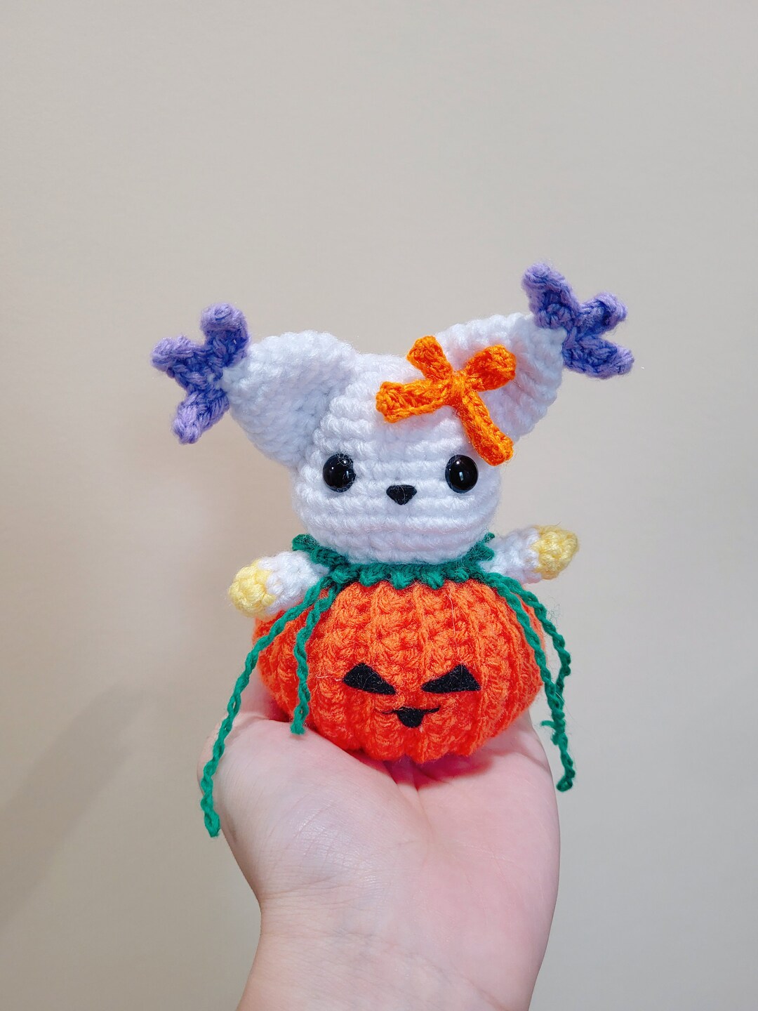 Digimon INSPIRED: Gatomon Pumpkin Amigurumi Plush - Etsy