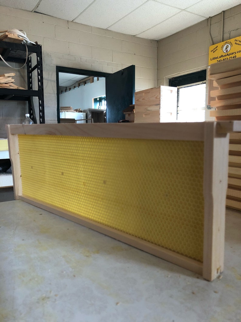 X10 Un-assembled Wooden Bee Hive Frames & Foundations - Etsy