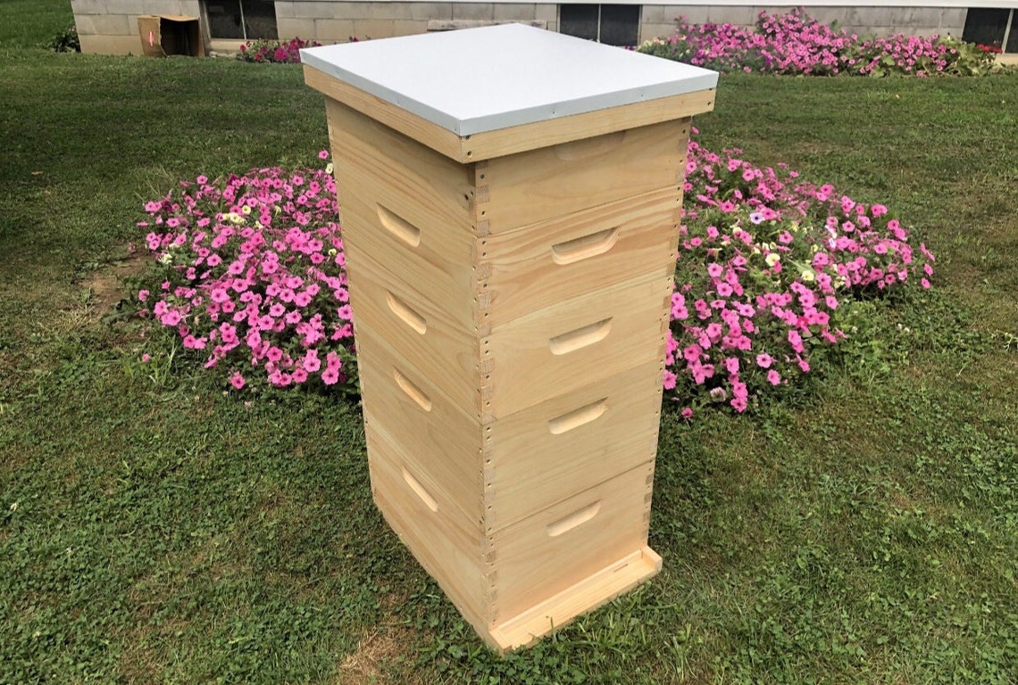 2 Deep & 3 Medium Beekeeping Bee Hive Body Only un-assembled - Etsy