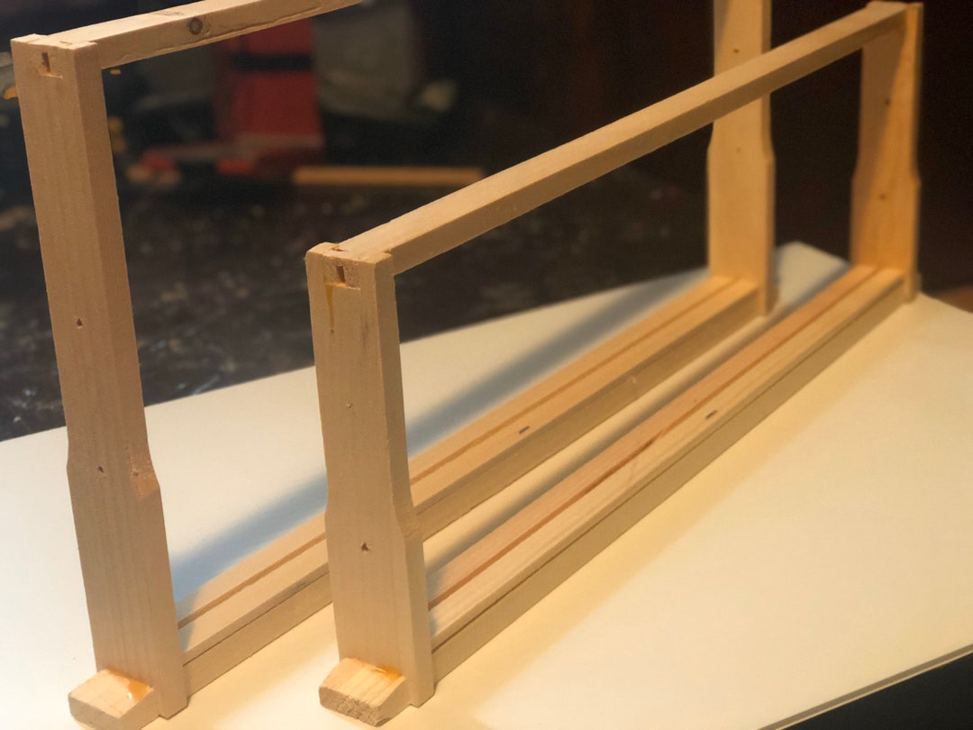 10 Wooden Bee Hive Frames "wedge Style" Un-assembled - Etsy