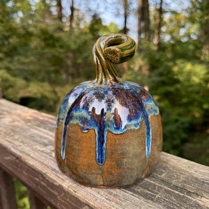 Ceramic Pumpkin medium Waterfall - Etsy