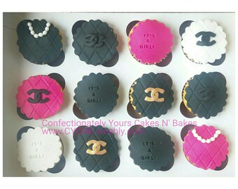 Chanel cake topper | Etsy