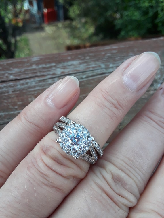 14k Gold Diamond Wedding Set Engagement Wedding Ring - Etsy