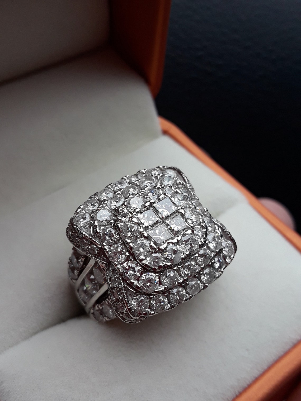 14k Gold 4ct Diamond Wedding Engagement Bridal Ring Exclusive - Etsy