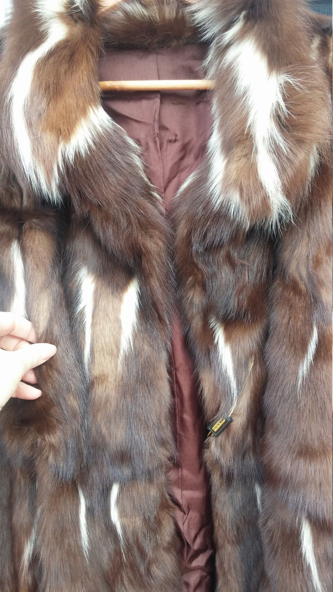 Skunk Fur Coat L-XL Vintage - Etsy