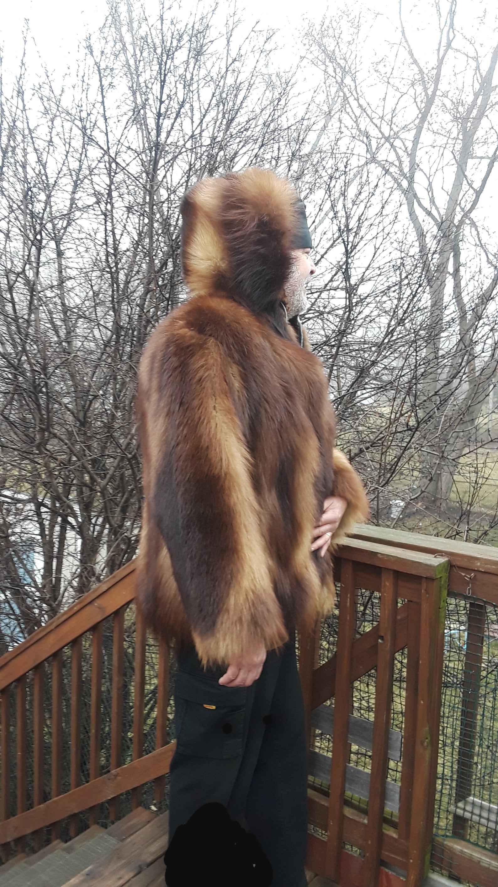 Wolverine Natural Fur Jacket With Hood Arctic Fur Full PELTS - Etsy