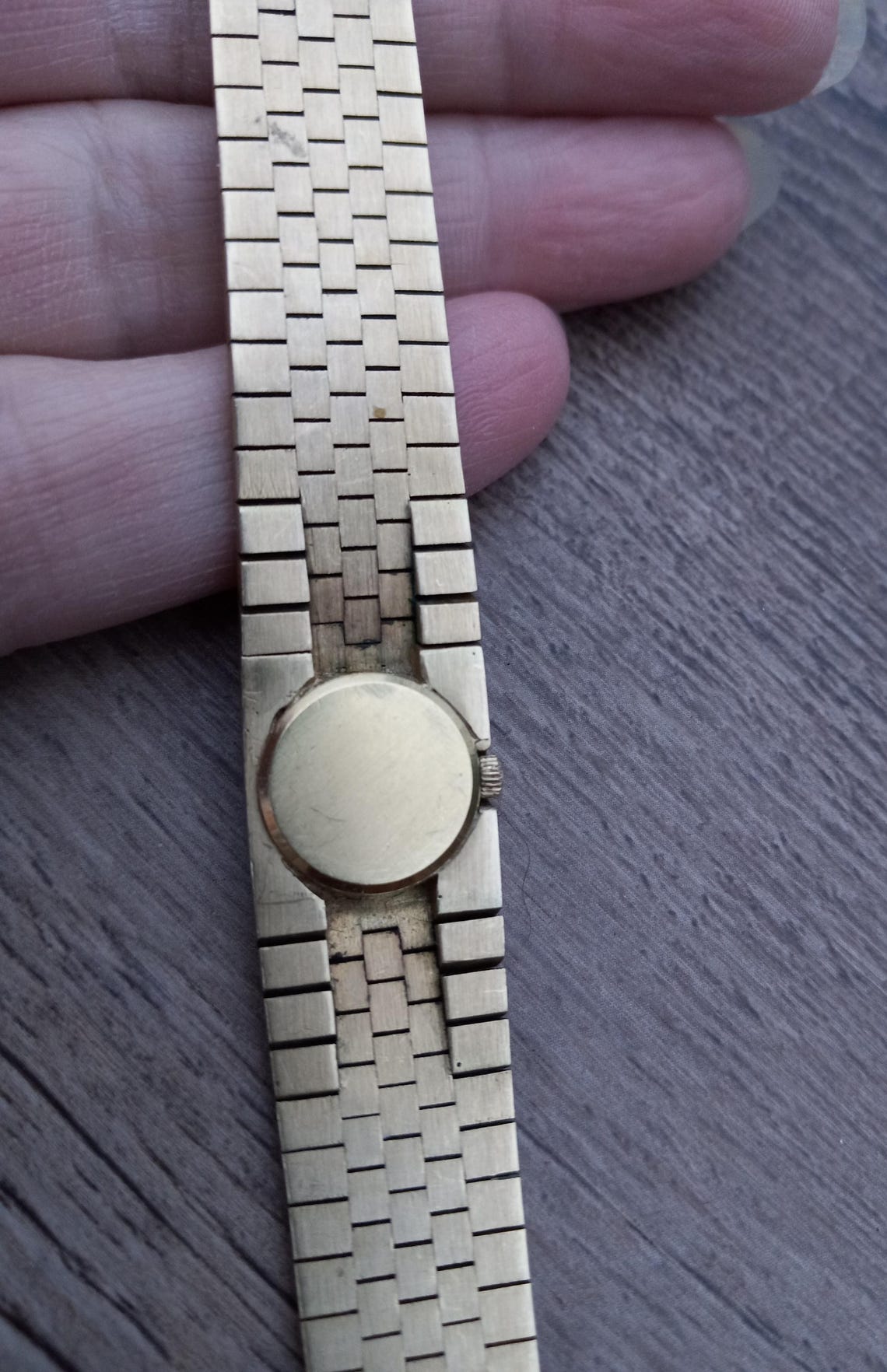 14k Gold Omega Swiss Made Ladies Wrist Watch 52 Grams Fabulous Tiny ...