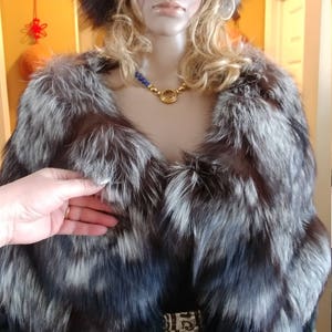 Silver Fox Cape - Etsy