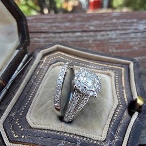 14k Gold Diamond Wedding Set Engagement Wedding Ring - Etsy