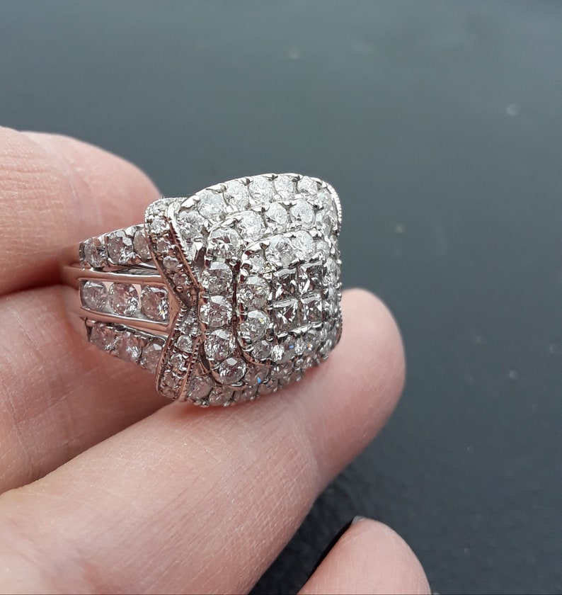 14k Gold 4ct Diamond Wedding Engagement Bridal Ring Exclusive - Etsy