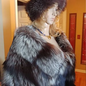 Silver Fox Cape - Etsy