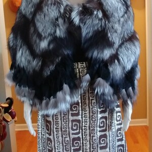 Silver Fox Cape - Etsy