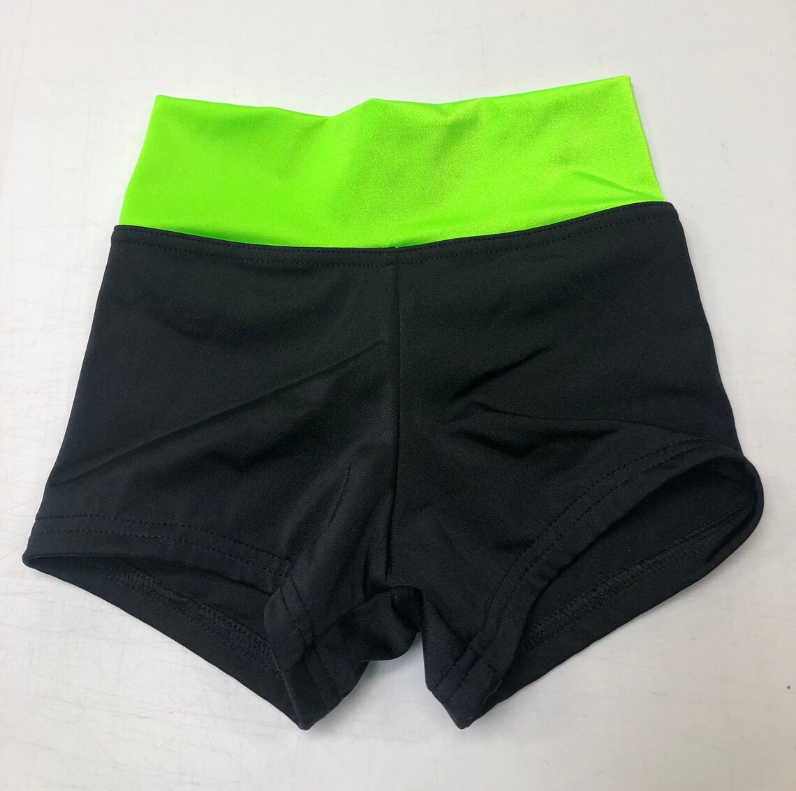 Black Shorts Color Waistband Dance Wear Dance Shorts Dance - Etsy
