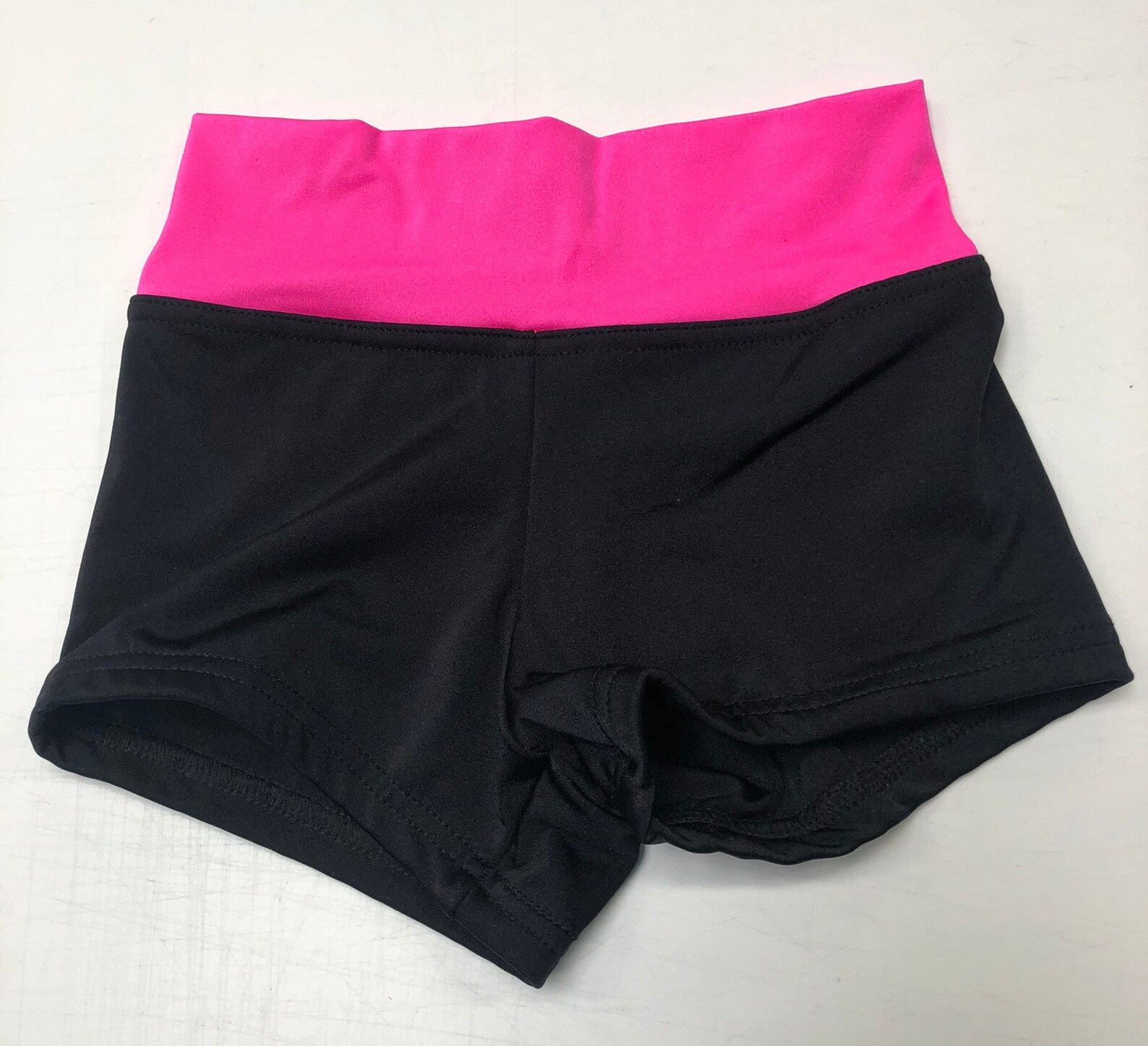 Black Shorts Color Waistband Dance Wear Dance Shorts Dance - Etsy