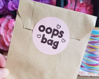 Mystery Oops Bag B Grade Sticker Pack - Etsy
