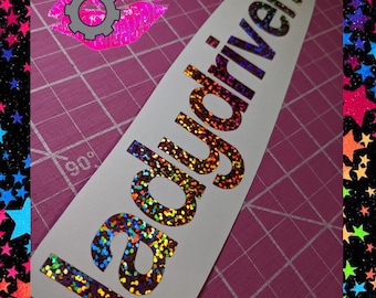 Girl Car Decal | Etsy