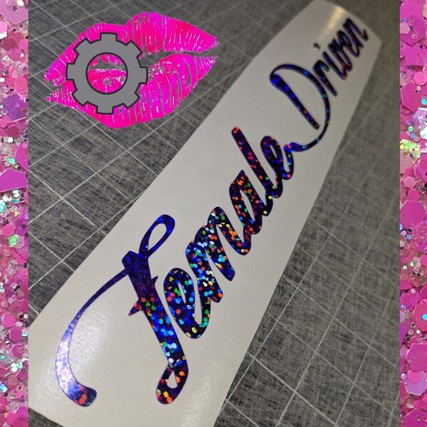 Female Driven Decal - Etsy