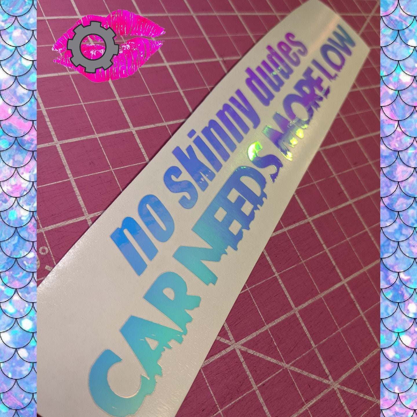 No Skinny Dudes Car Needs More Low Decal Sticker Jdm - Etsy España