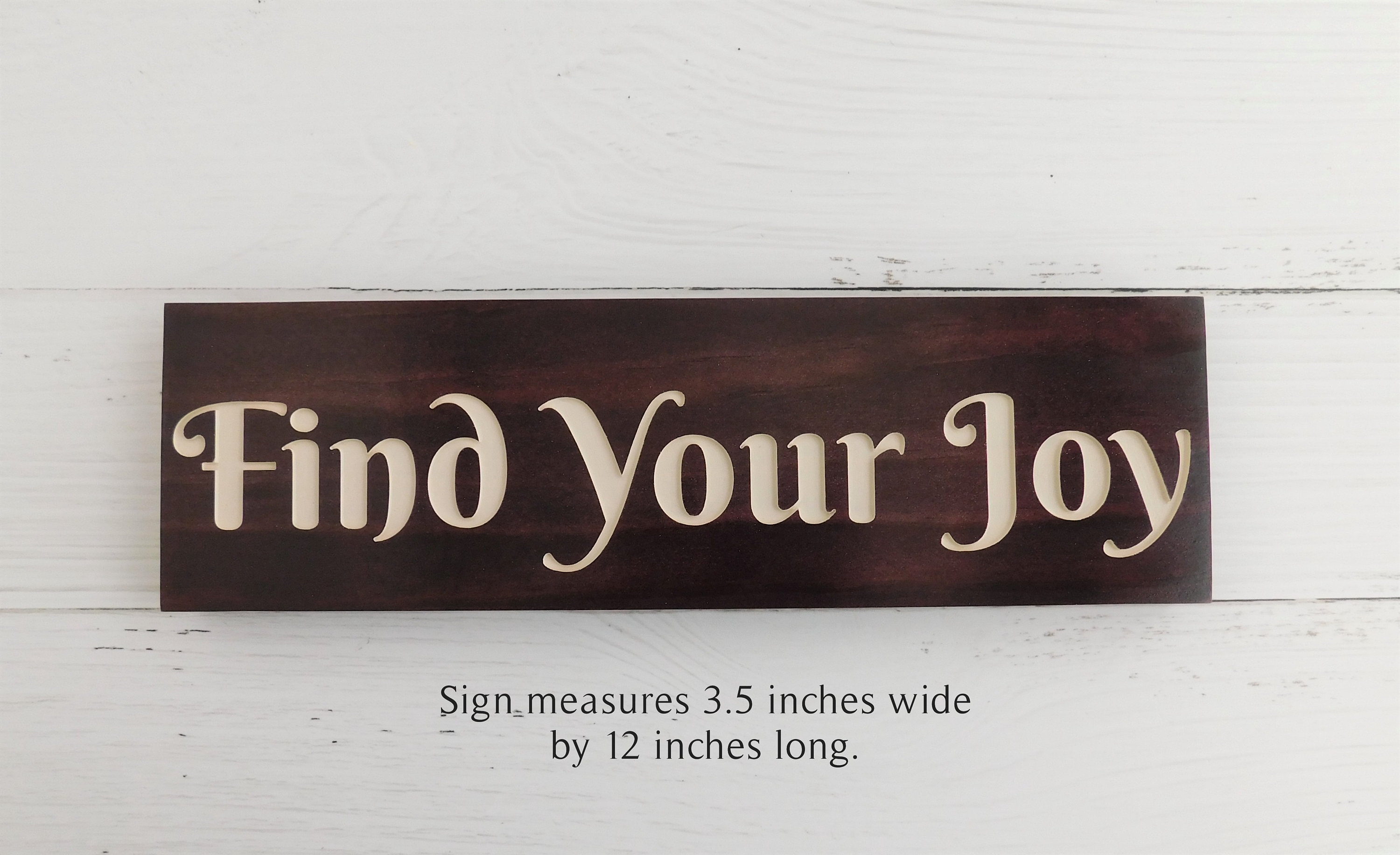 Find Your Joy Wood Sign, Inspirational Home Décor, Bookshelf Décor ...