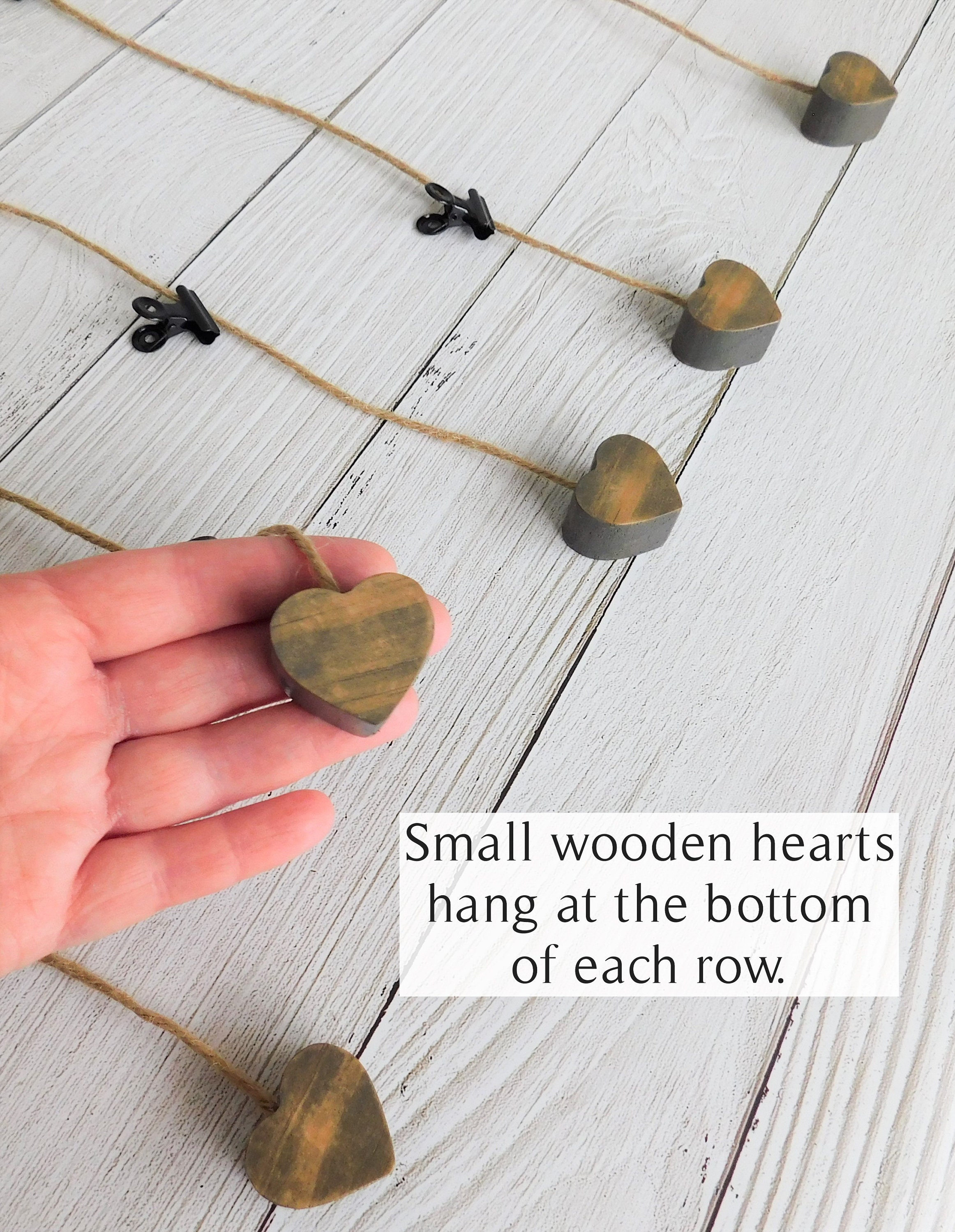 Personalized Family Photo Display Sign, Custom Picture Wall Organizer ...