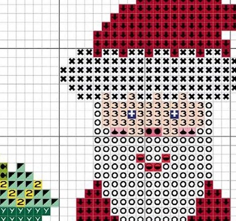 Santa Claus Cross Stitch Pattern Christmas Cross Stitch - Etsy