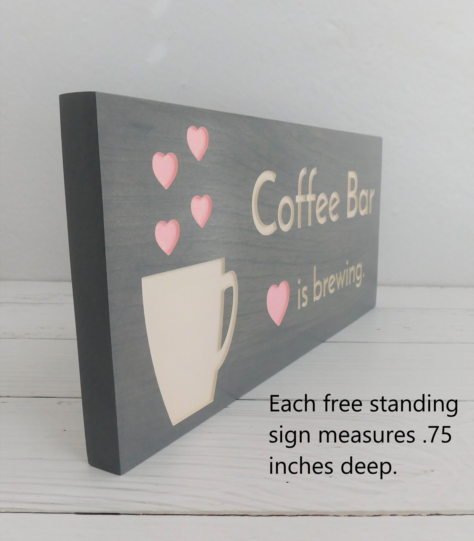 Coffee Bar Décor Coffee Bar Love is Brewing Coffee Bar Sign - Etsy