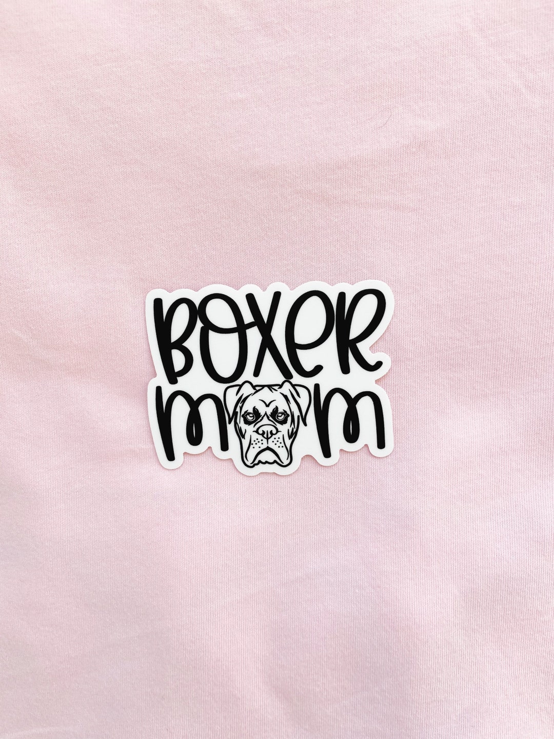 Boxer Dog Mom Sticker, Boxer Mom Sticker, Dog Sticker, Sticker Laptop ...