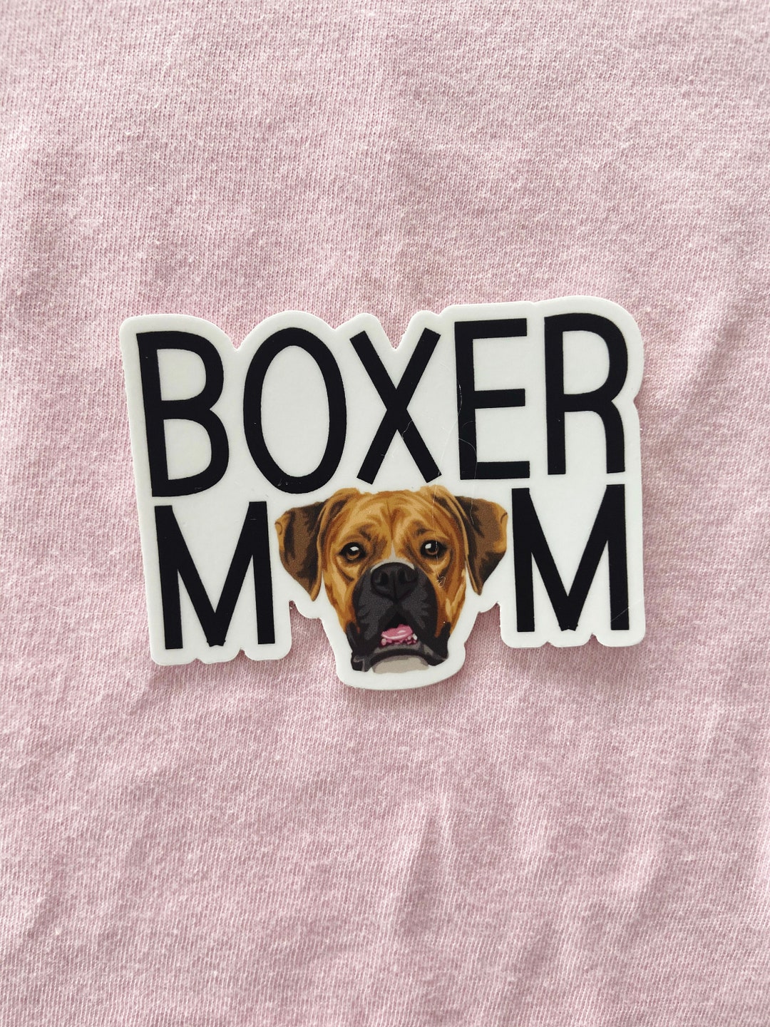 Boxer Dog Mom Sticker, Boxer Mom Sticker, Dog Sticker, Sticker Laptop ...