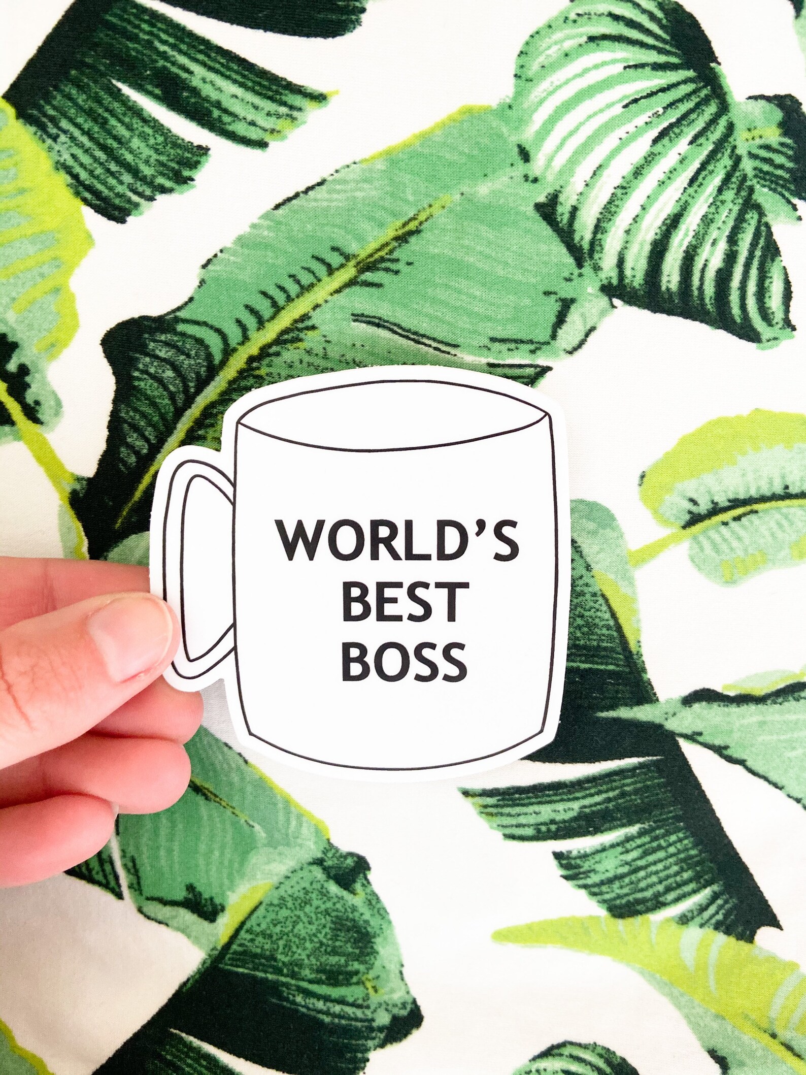 The Office Inspired Sticker Worlds Best Boss Sticker | Etsy