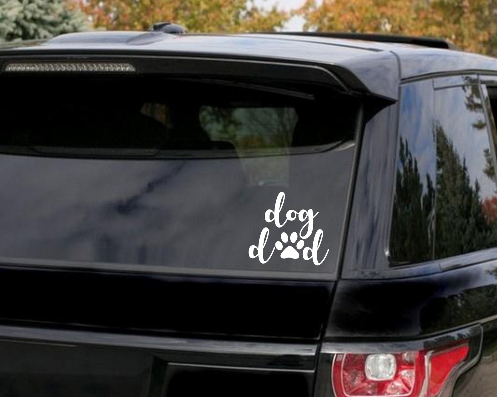 Dog Dad Car Decal Car Window Decal Vinyl Car Decal Dog Dad - Etsy