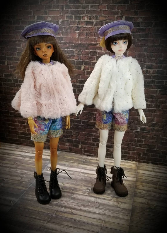 Pastel Girl or Boy Msd 1/4 Bjd Doll Outfit With Shirt Shorts | Etsy