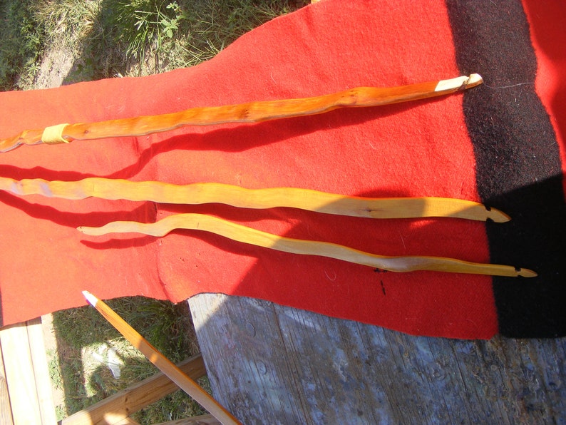 OSAGE BOW 46" to 57" ~ Choice of Bow With Arrows or for a String Only ...