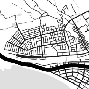 Hikari Map Print, Hikari Print, Hikari City Map, Japan Map, Yamaguchi ...