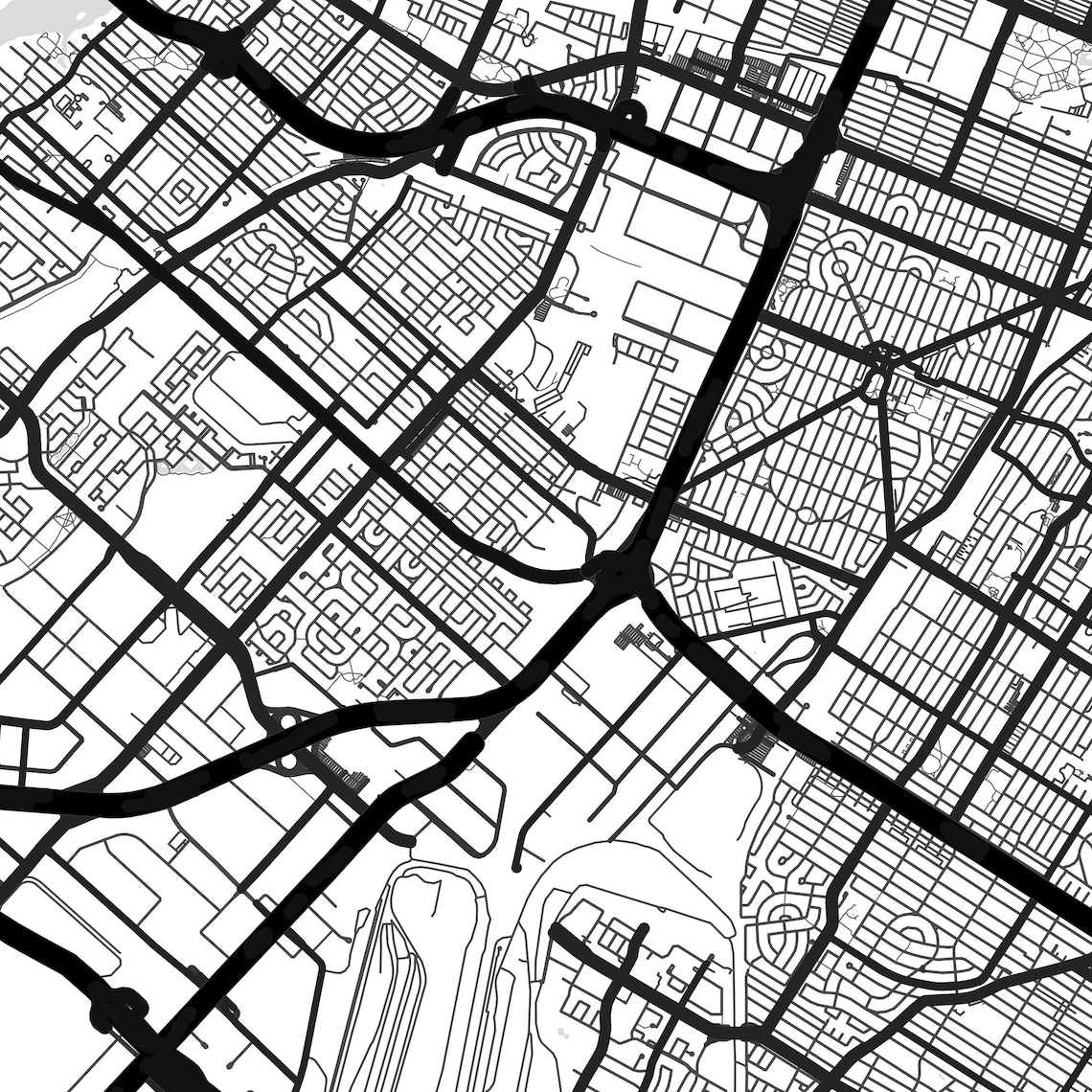 Montreal Map Print Montreal Print Montreal City Map - Etsy Canada
