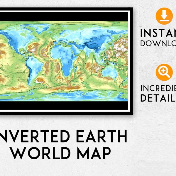 Inverted Art Poster - Etsy