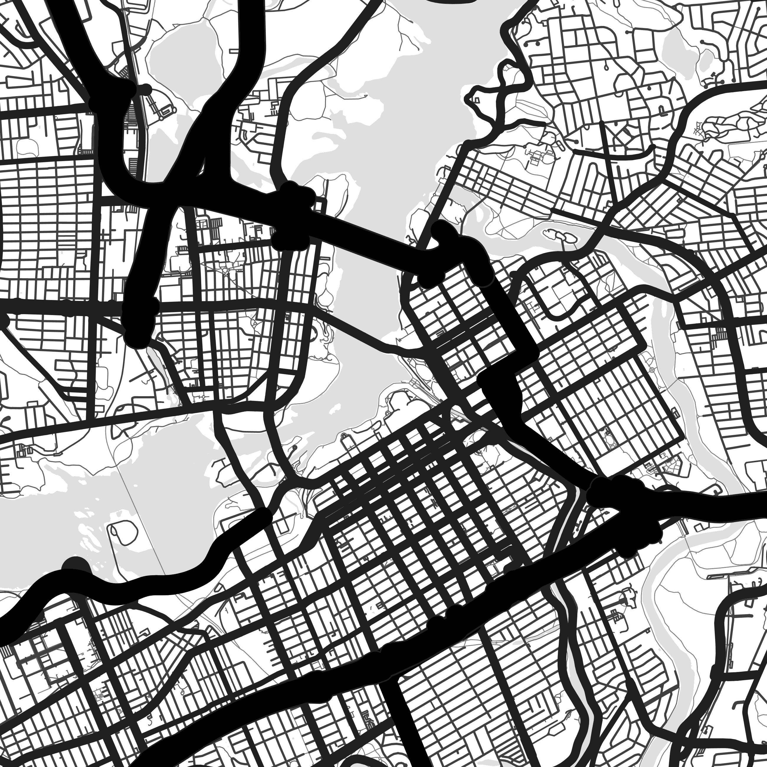 Ottawa Map Print Printable Ottawa Map Art Canada Map Ottawa | Etsy Canada