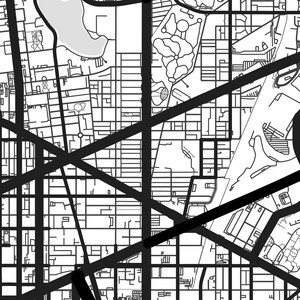 Washington DC Map Poster, Washington Print, Washington Map Print, DC ...