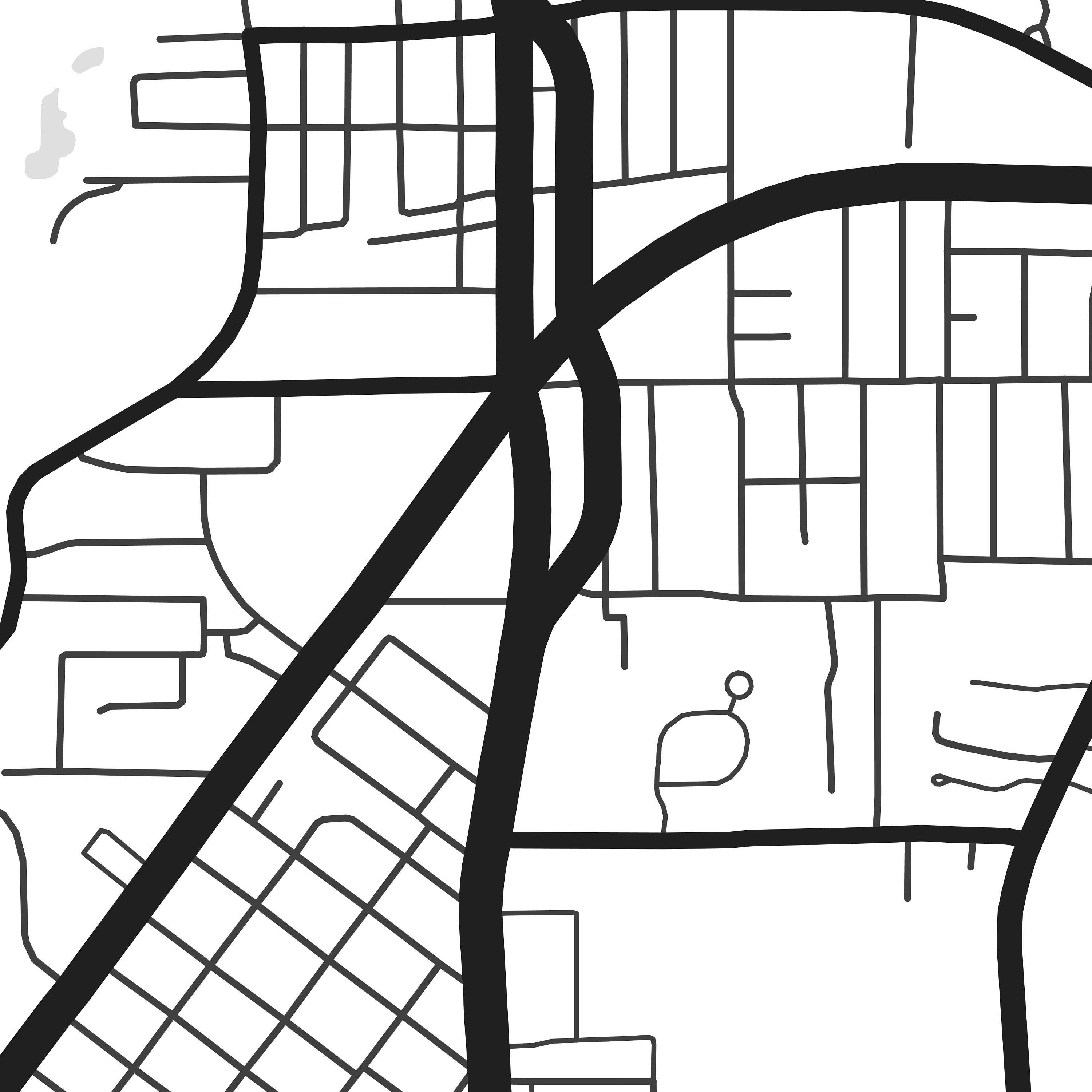 Denham Springs map print Printable Denham Springs map art | Etsy