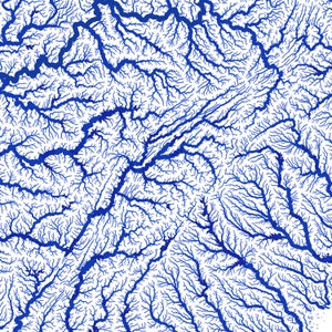 Rivers of the USA Map Poster, USA Map Print, America Print, America Art ...