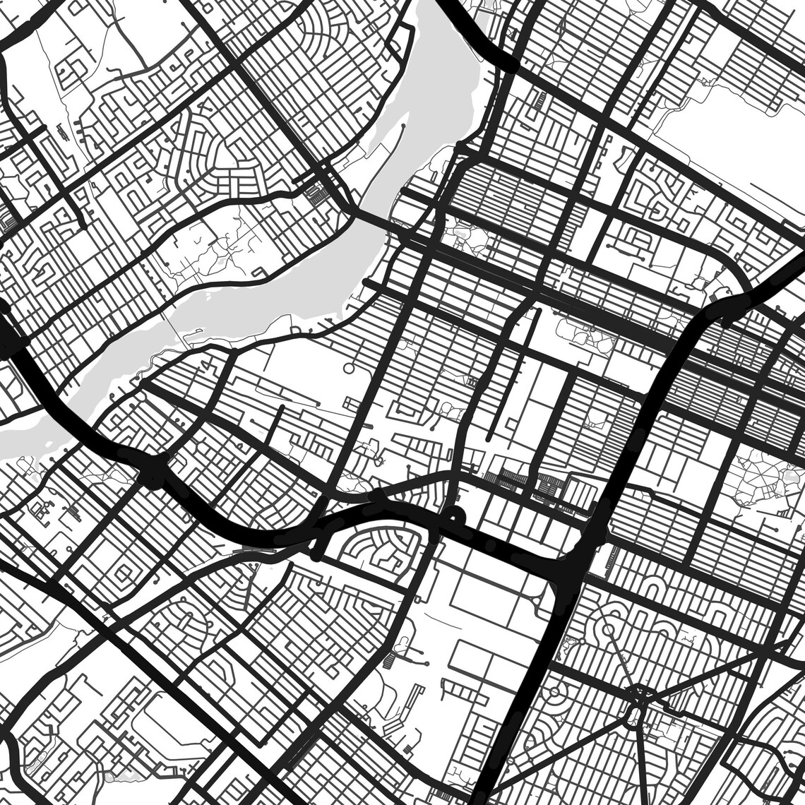 Montreal Map Print Montreal Print Montreal City Map - Etsy Canada