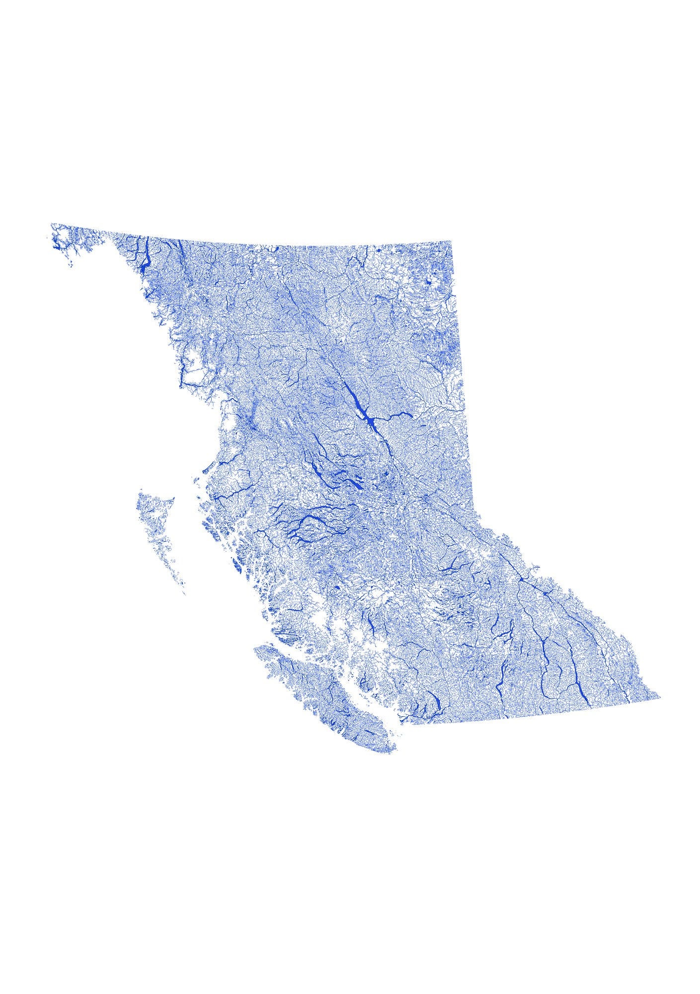British Columbia Map Print British Columbia Print BC Map - Etsy