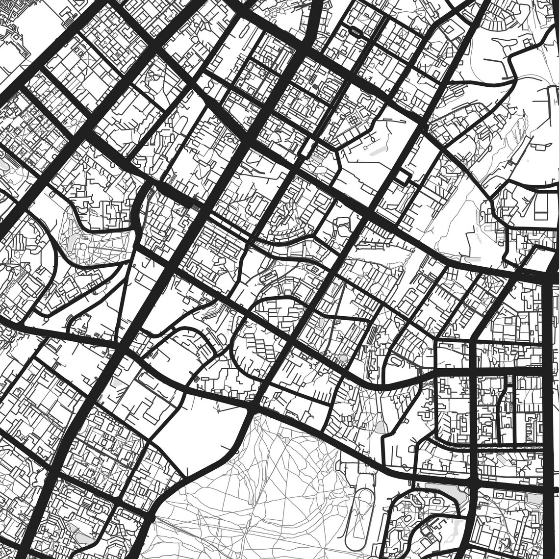 Moscow Map Print Printable Moscow Map Art Moscow Print - Etsy