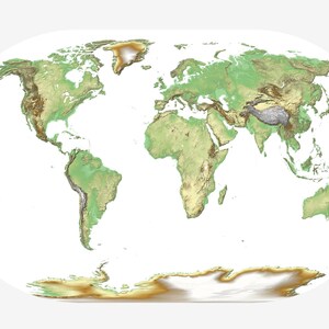 Beautiful World Map Art, Printable World Map Print, Travel Map Print ...