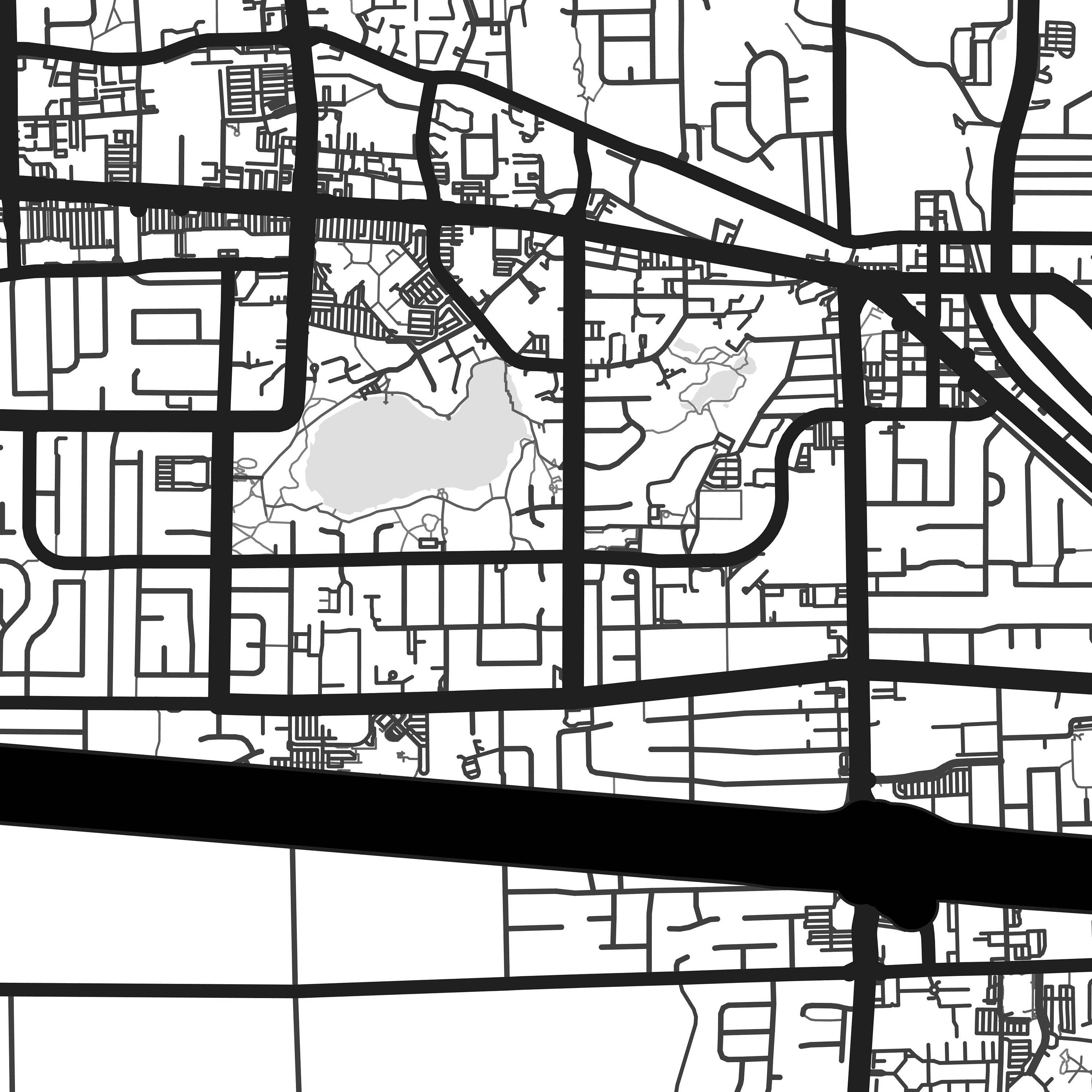 Abbotsford Map Print Printable Abbotsford Map Art Abbotsford | Etsy